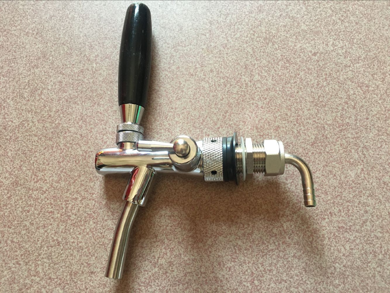 Copper Beer Keg Accessories Flow Control Beer Tap / Faucet In Bar , Hotel